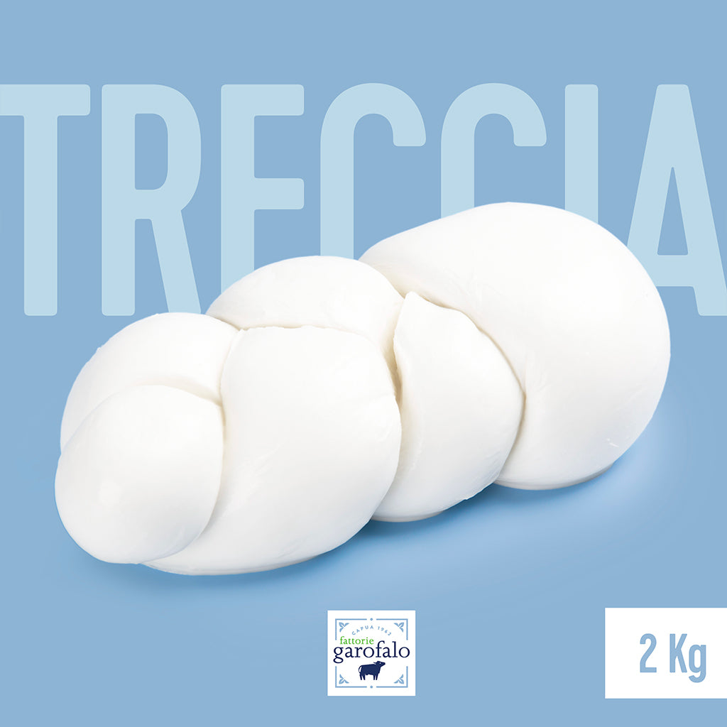 Treccia di Mozzarella di Bufala 1x2kg – Bufala Shop